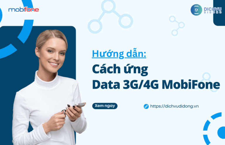 Bật mí cách ứng data Mobi 3G/4G 1 ngày 3GB tốc độ cao 2024